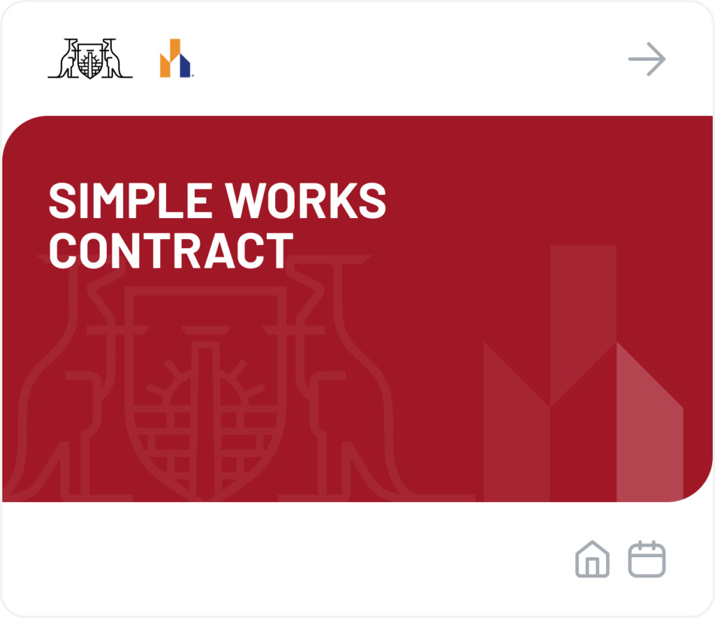 ABIC SIMPLE WORKS CONTRACT – Master Builders Australia