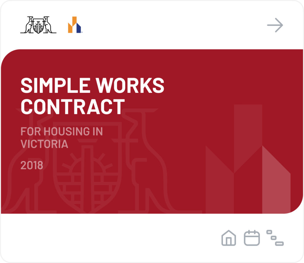 ABIC SIMPLE WORKS CONTRACT FOR HOUSING IN VICTORIA – Master Builders ...