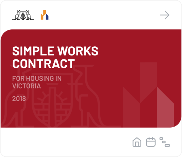 ABIC SIMPLE WORKS CONTRACT FOR HOUSING IN VICTORIA - Master Builders ...